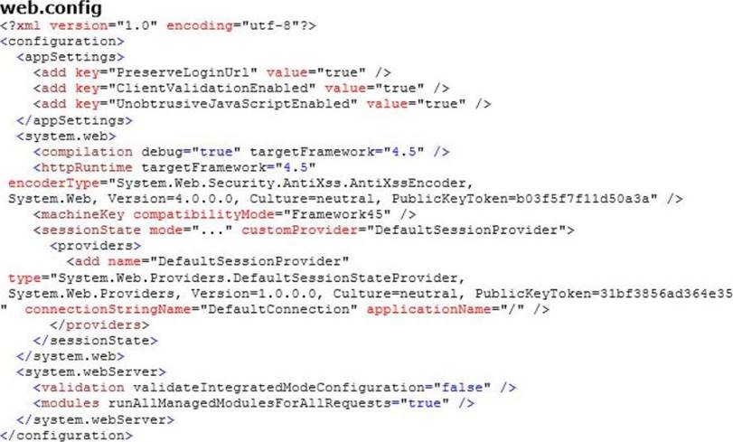Exam 70 486 Developing Aspnet Mvc Web Applications Certification Valid It Exam Dumps Questions